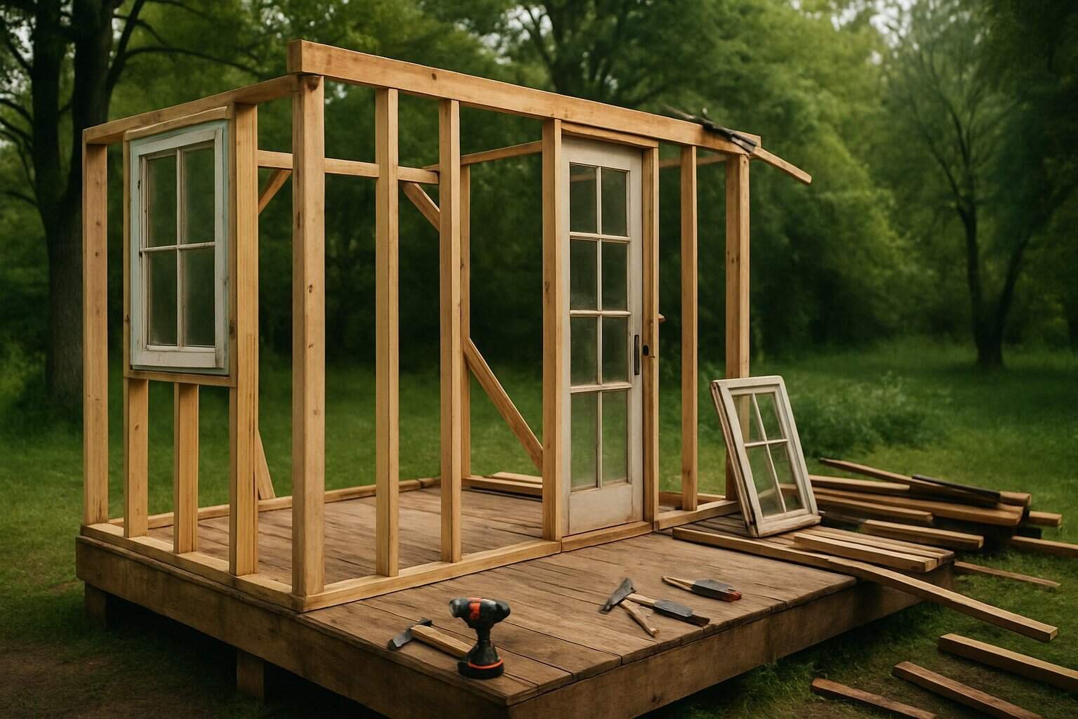 How to Build a Tiny House for Free: Complete Guide Using Salvaged ...