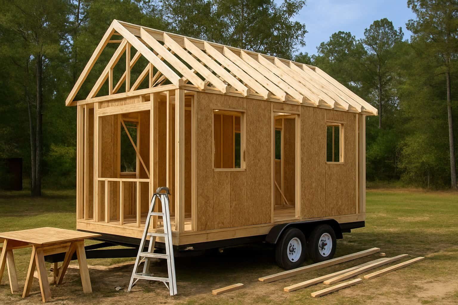 DIY Tiny House Building Plans for Beginners: Step-by-Step Guide to ...