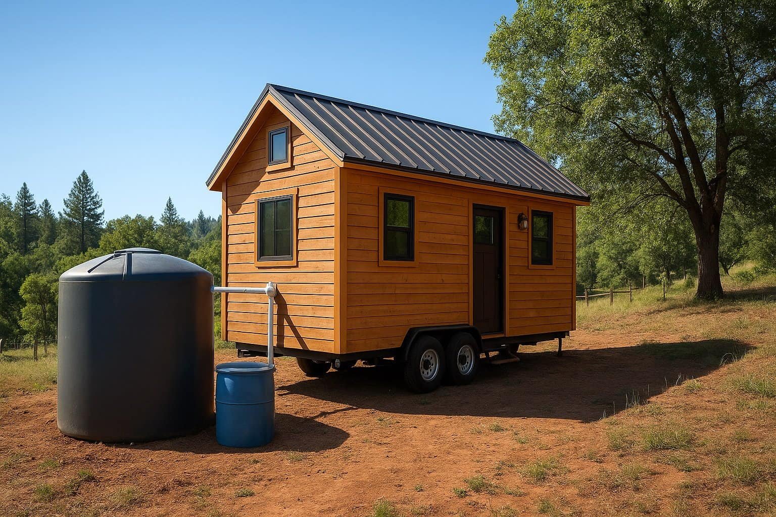 Off Grid Water System for a Tiny House: Collection, Storage ...