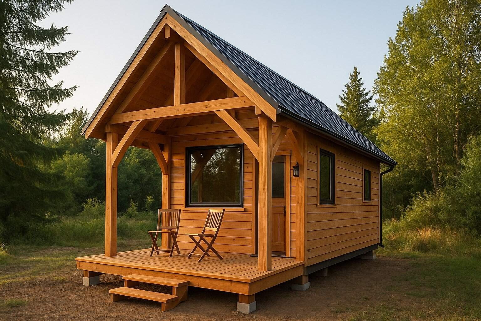 Timber Frame Tiny House: Craftsmanship Meets Compact Living ...