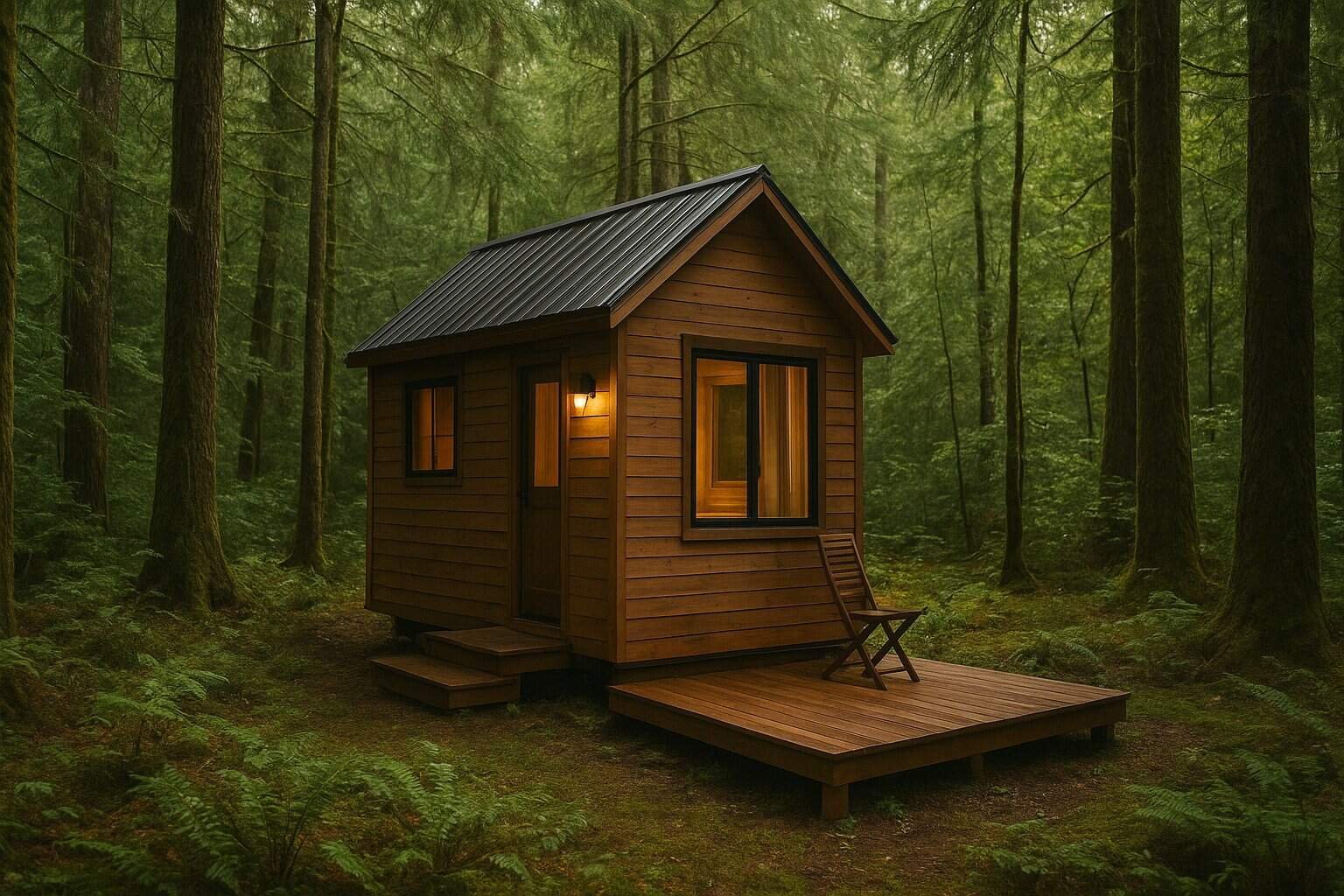 Tiny House in The Woods: Living Off-Grid, Design Ideas & Real-Life ...