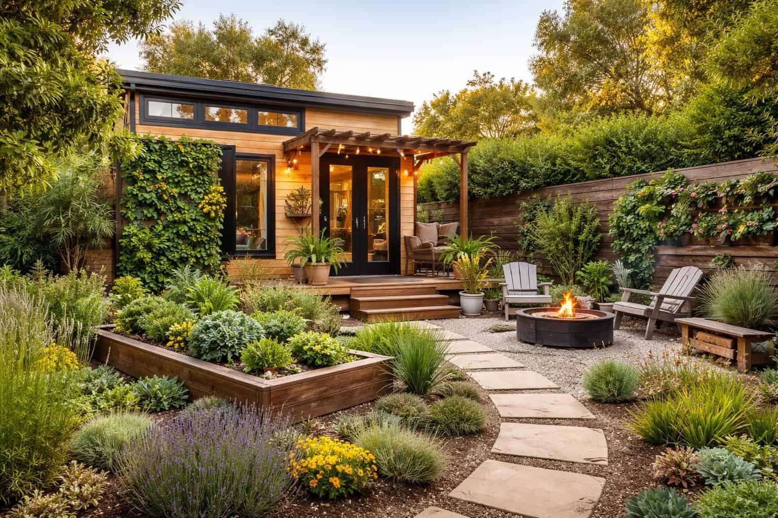 Tiny House Landscaping Ideas 2026: Smart, Sustainable & Space-Saving ...