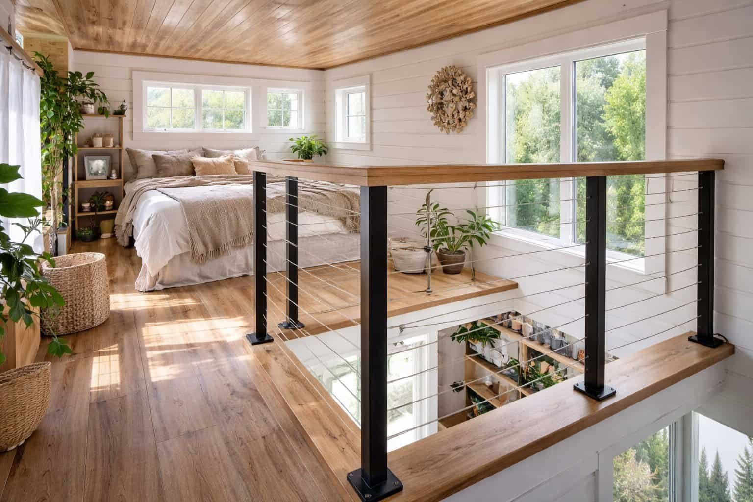 Types of Railing for a Tiny House Loft: Safe, Stylish & Space-Saving ...